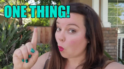 One Thing GIF by Tracey Matney - Victory Points Social - Find & Share ...