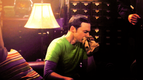 Sheldon Paper Bag Gif