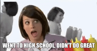 New trending GIF tagged commercial high school education… | Trending Gifs