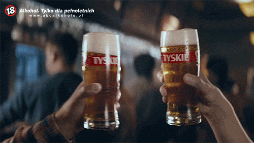 Beer Cheers GIF by Tyskie - Find & Share on GIPHY