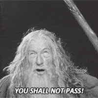 You Shall Not Pass Gif