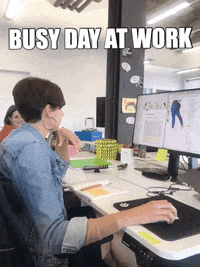 Busy At Work Gif