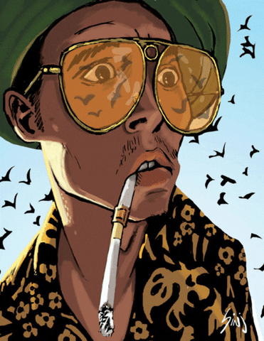 New trending GIF tagged fear and loathing in… | Trending Gifs