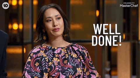 Well Done Reaction GIF by MasterChefAU - Find & Share on GIPHY