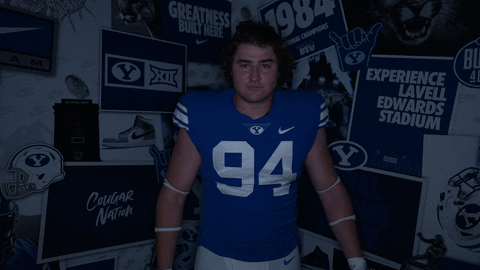 Byu Football GIF by BYU Cougars - Find & Share on GIPHY