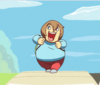 Fat Kid Running Gif
