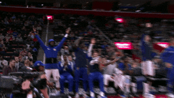 Happy Detroit Pistons GIF by NBA - Find & Share on GIPHY