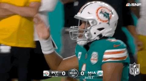 Miami Dolphins Football GIF by NFL - Find & Share on GIPHY
