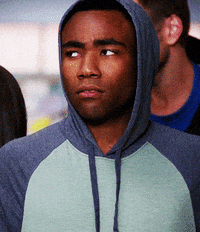 Donald Glover Community Gif Fire