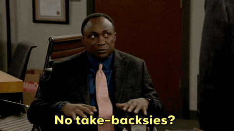 Cant Take It Back No Second Chances GIF by CBS - Find & Share on GIPHY
