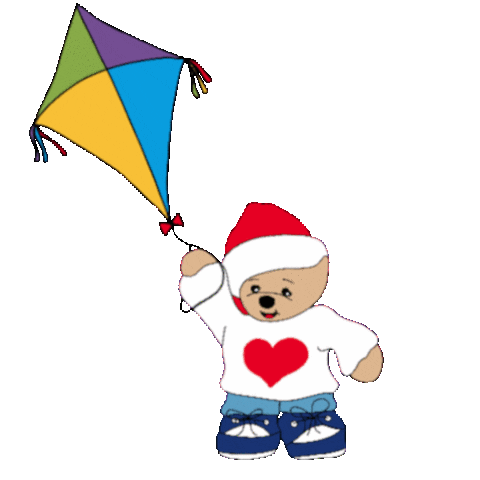 Bear Flying Sticker for iOS & Android | GIPHY