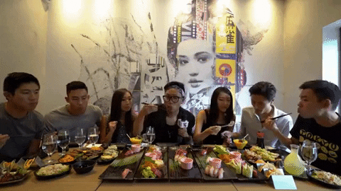 Asian Eating GIF by gunnarolla - Find & Share on GIPHY