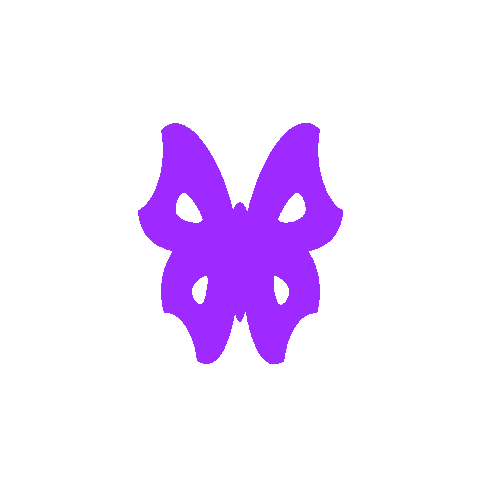 Purple Butterfly Logo Sticker for iOS & Android | GIPHY