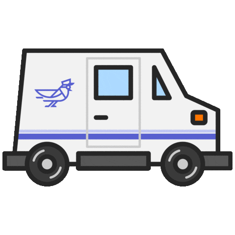 Mail Truck Cartoon
