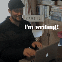 Writing Is Hard Gif