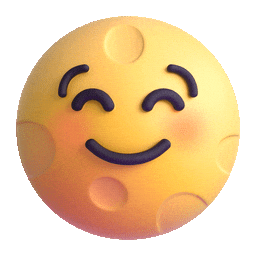 Full Moon Emoji Android