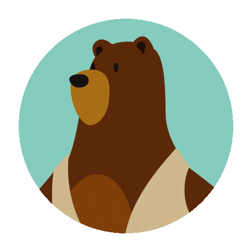 Happy Grizzly Bear Sticker by Salesforce for iOS & Android | GIPHY