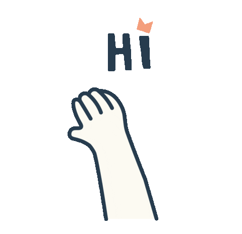 Hand Hello Sticker by Meroware for iOS & Android | GIPHY