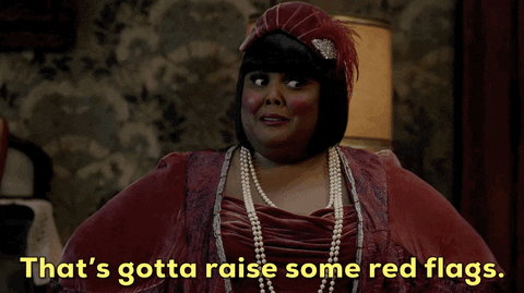 Nervous Red Flag GIF by CBS - Find & Share on GIPHY