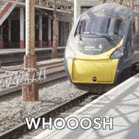 Speeding Train Gif