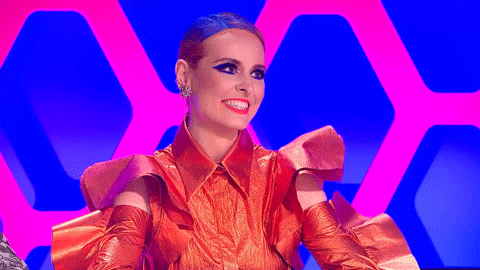 Runway Laughing GIF by Drag Race España - Find & Share on GIPHY