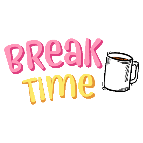 Break Time Sticker for iOS & Android | GIPHY