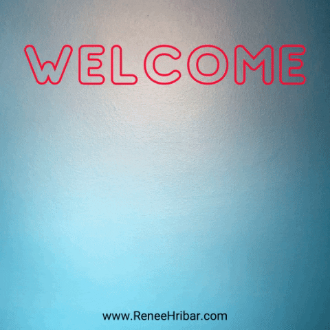 Greetings Hello GIF by Renee Hribar - Find & Share on GIPHY