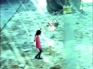 Girl Falling Into Water Gif