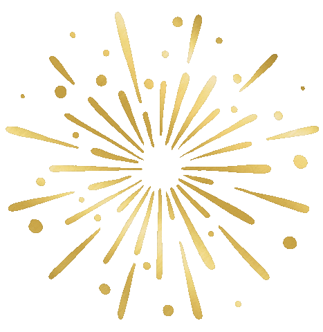 Gold Fireworks Gif