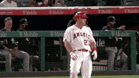 Mike Trout Robbing Home Run Gif