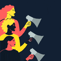 Women Speak Up GIF by INTO ACTION - Find & Share on GIPHY