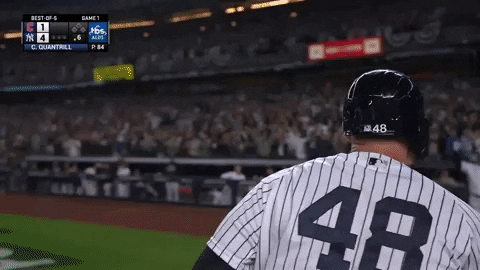 High Five New York Yankees GIF by MLB - Find & Share on GIPHY