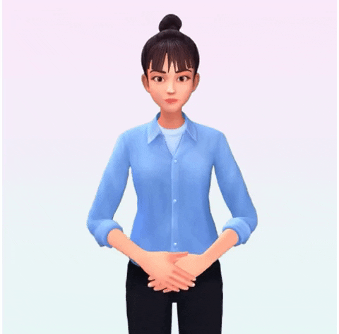 Sign Language Hello GIF by eq4all - Find & Share on GIPHY