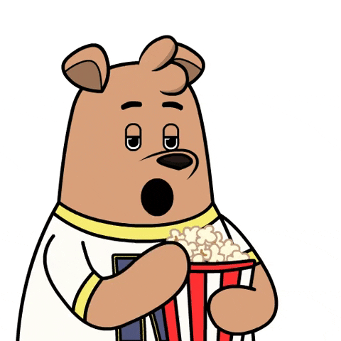 Weekend Popcorn GIF - Find & Share on GIPHY