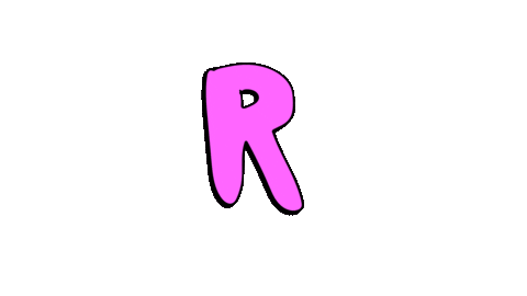 Animated Letter R Gif