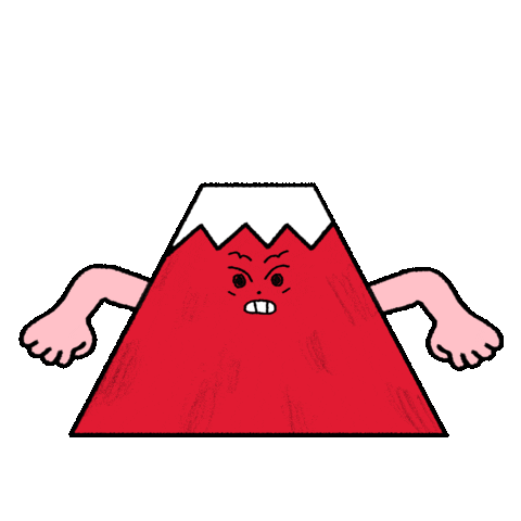 Angry Volcano Sticker by ROCKWOOL Russia for iOS & Android | GIPHY