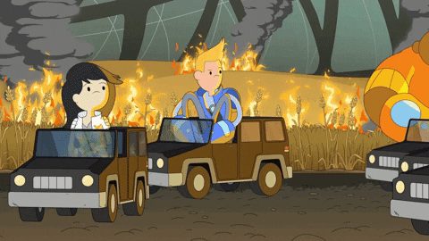 Friends Leaving GIF by Cartoon Hangover - Find & Share on GIPHY