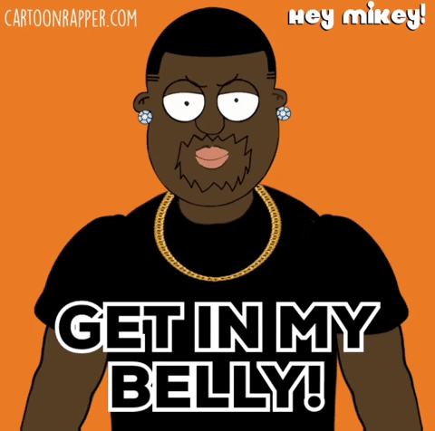 Eat Fat Boy GIF by Hey Mikey! - Find & Share on GIPHY