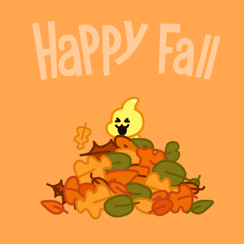 Autumn Leaves GIF by DINOSALLY - Find & Share on GIPHY