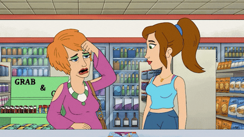 Cartoon Lady Fainting