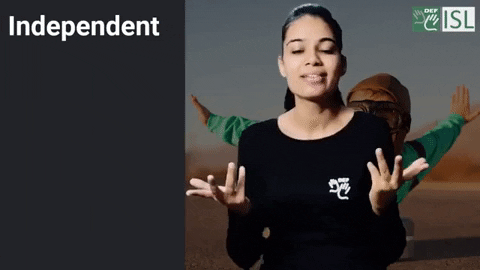 Sign Language GIF by ISL Connect - Find & Share on GIPHY