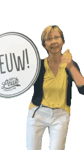 Mieke Giessenburg Sticker by 100%LEUK - Find & Share on GIPHY