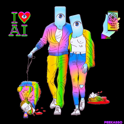 Artificial Intelligence Love GIF by PEEKASSO - Find & Share on GIPHY