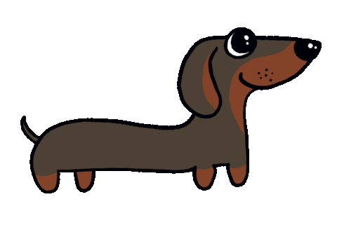 Sausage Dog Sticker by mydoodlesateme for iOS & Android | GIPHY