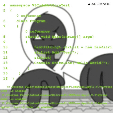 Code Coding GIF by Alliance - Find & Share on GIPHY