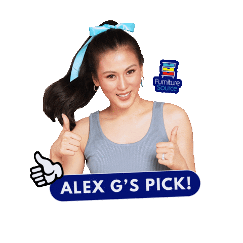 Shop Online Alex Gonzaga Sticker by Furniture Source for iOS & Android | GIPHY