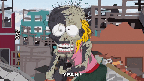 monster decomposing GIF by South Park
