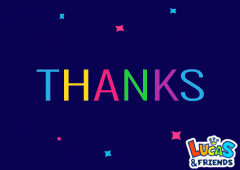 Thank U GIF by Lucas and Friends by RV AppStudios - Find & Share on GIPHY
