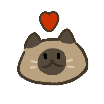 Cat Love Sticker for iOS & Android | GIPHY