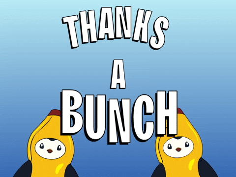 Thank U GIF by Pudgy Memez - Find & Share on GIPHY
